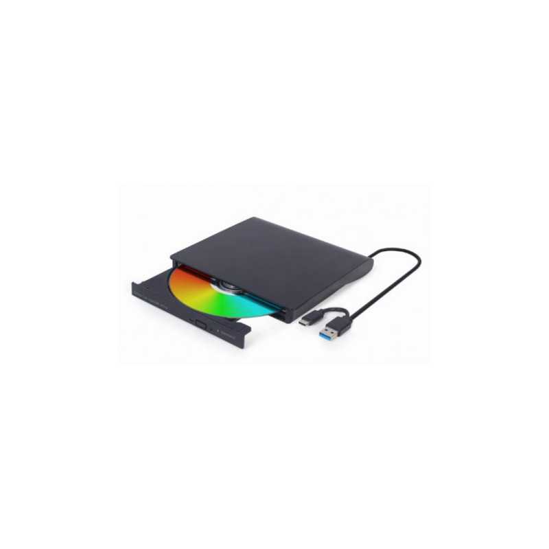 Gembird External USB DVD drive, black