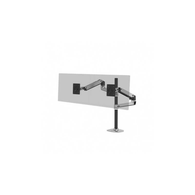 Ergotron LX Dual Monitor Arm, Monitor Mount (aluminium)