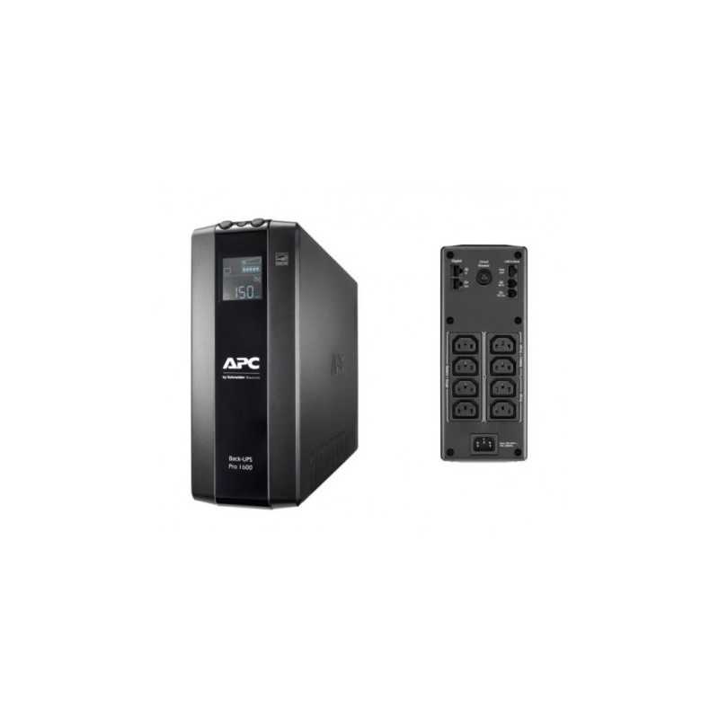 APC Back UPS Pro 1600VA, 8x IEC C13 Outlets, AVR, LCD Interface