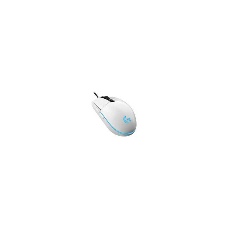 LOGITECH G102 LIGHTSYNC Gaming Mouse - WHITE - EER