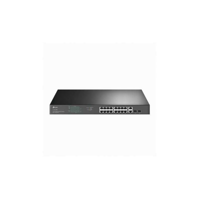 TP-Link 18-Port Gigabit Rackmount PoE Switch with 16 PoE 2 x Combo